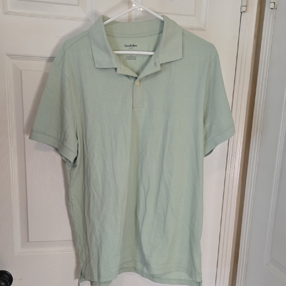 Goodfellow & Co | Shirts | Goodfellow Co Mens Light Green Polo Shirt ...